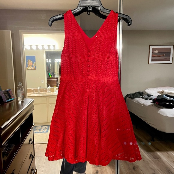 Dresses | Beautiful Red Mini Preppy Dress | Poshmark